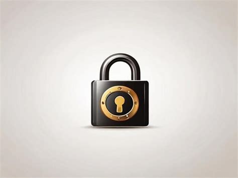 Premium Photo Security Shield Lock Icon On White Background 3d Render Concept For Protection