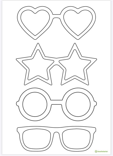Free Printable Crazy Glasses Just Download Print And Cartoonphotocollections