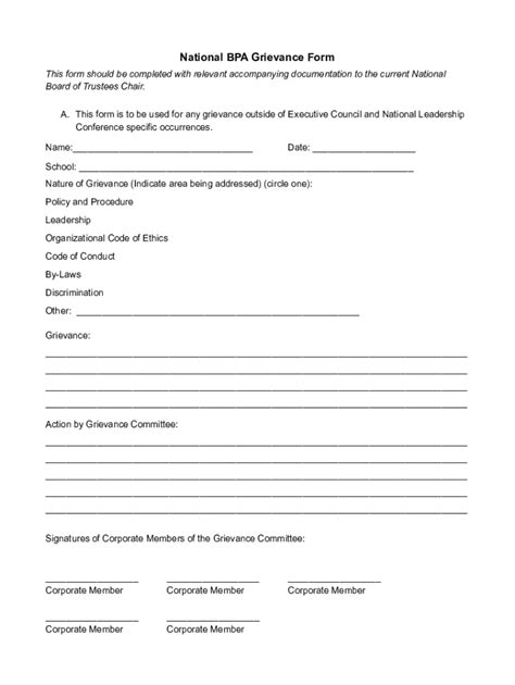 Fillable Online Grievance Form And Flow Chart Fax Email Print Pdffiller