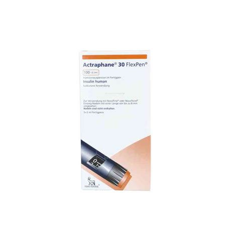 Actraphane 30 70 Flexpen 100 Internationale Einheiten Pro Milliliter 5x3 Ml