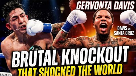 Gervonta Davis Vs Leo Santa Cruz Brutal Knockout That Shocked The