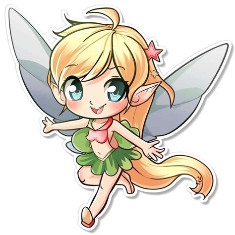 Premium Photo Sticker Design Of A Cute Pixie With Beautiful Wings
