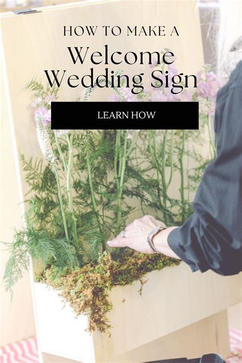Believe It Or Not You Can Diy This Floral Welcome Sign Display In 2024