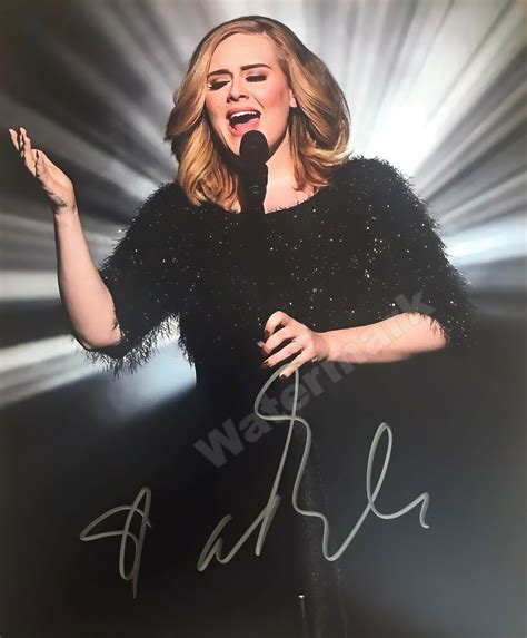 Adele Autographed Signed Wall Art Photo Posters Movies Celebrity