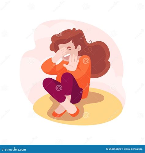 Fear Isolated Cartoon Vector Illustration Stock Vector Illustration