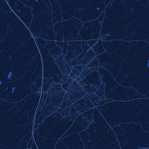 Hyvinkää Dark Blue Vector Map Boundless Maps