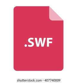Swf File Format Vector Stock Vector Royalty Free Shutterstock