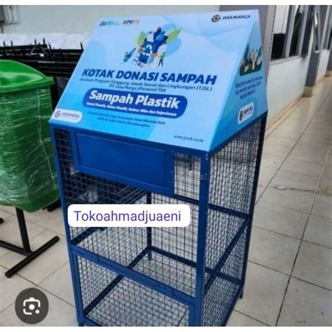 Tempat Sampah Botol Plastik Daur Ulang Wire Netting Recycle Trash