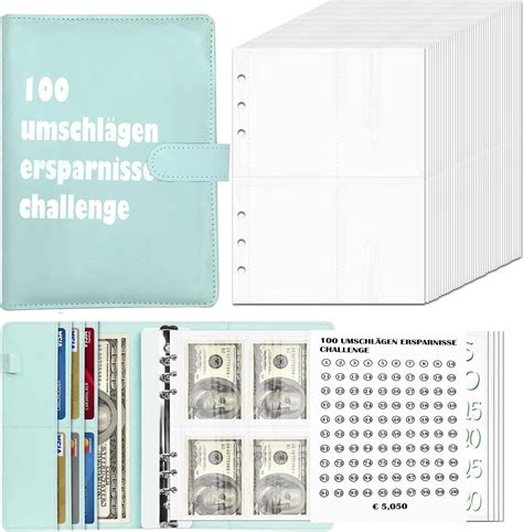 100 Spar Challenge Budget Planer Geld Organizer Einfache Und