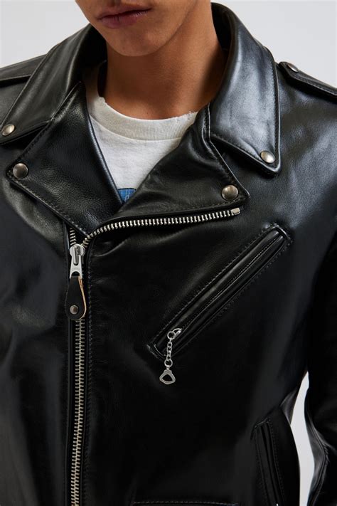 Schott Nyc Leather Moto Jacket Urban Outfitters Australia Clothing Music Home And Accessories