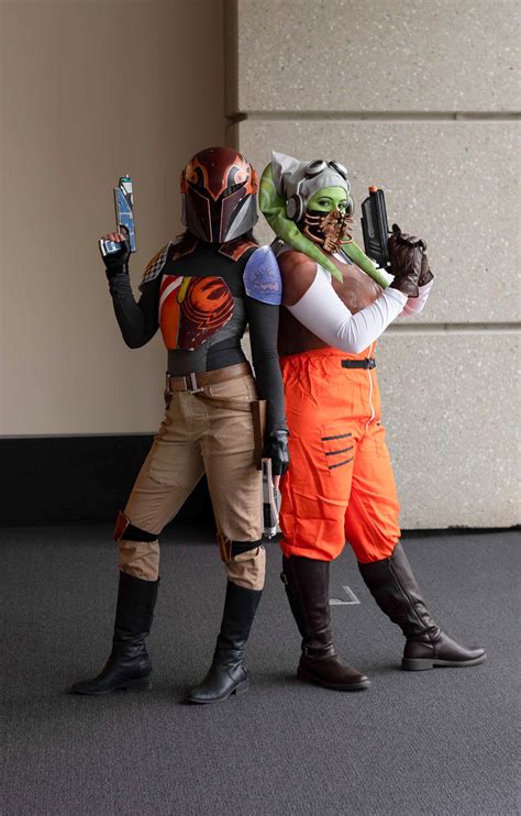Hera Syndulla And Sabine Wren Cosplay By Geekenchic And