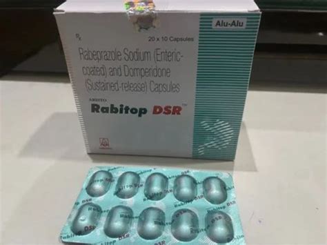 Rabitop Dsr Box Rabeprazole 20mg And Domperidone 30mg At ₹ 265 Box In Balrampur