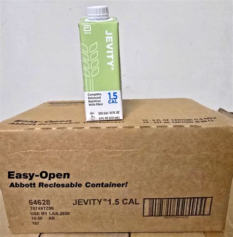 Jevity 15 Cal 8oz Unopened Cases 24 Counts Sealed And Expire Date In