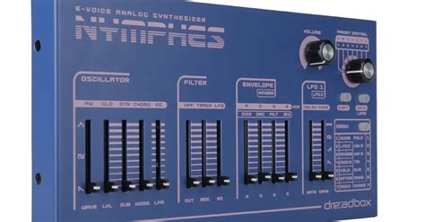 Matrixsynth Dreadbox Nymphes 6 Voice Analog Synth Desktop Synthesizer