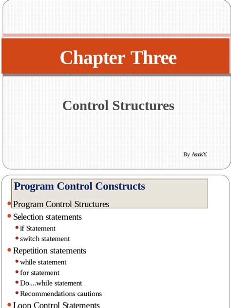 Chapter 3 Pdf Control Flow Computer Programming