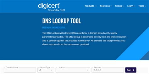 what are dns records types and lookup tools explained