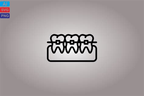 Tooth Bracket Graphic By Faisol2486 · Creative Fabrica