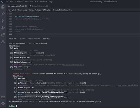 Error In Using Threads New To Julia Julia Programming Language