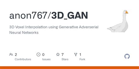 github anon767 3d gan 3d voxel interpolation using generative