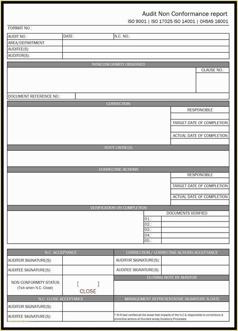 Iso 9001 Forms Templates Free Of Job Descriptions Template Iso Template