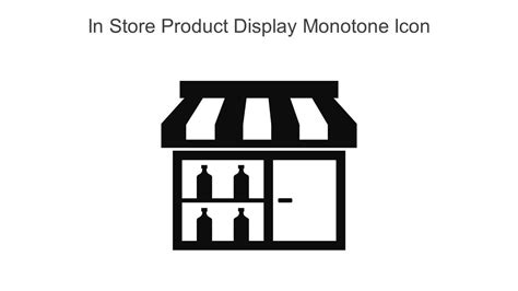 In Store Product Display Monotone Icon In Powerpoint Pptx Png And