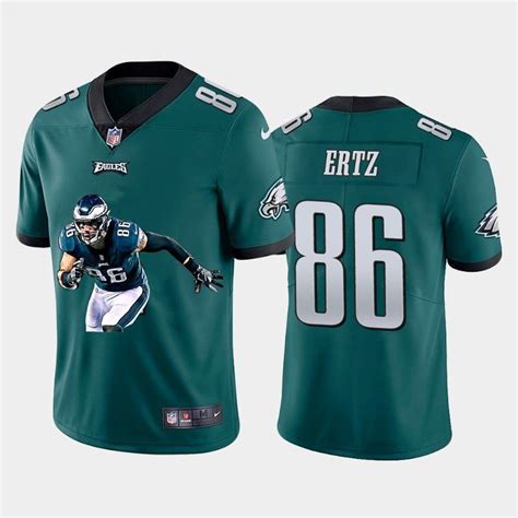Philadelphia Eagles Zach Ertz 86 Nfl 2020 Green Jersey Bluefink