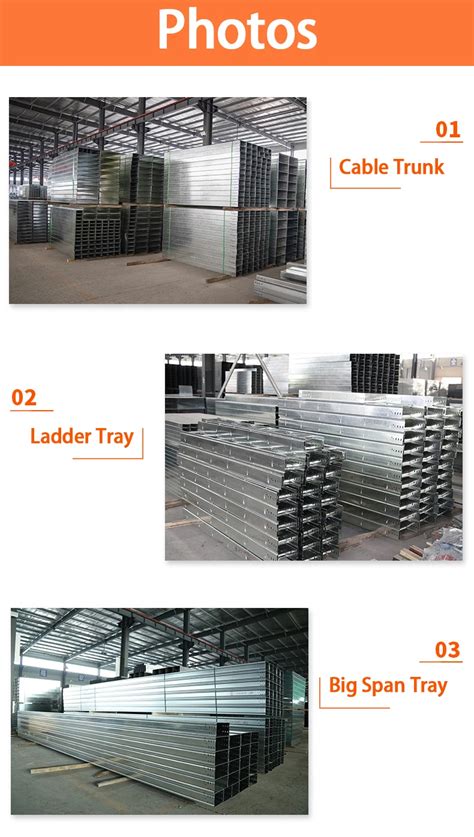 Steel Cable Tray With Cover Pvc Wire Cable Tray Of Standard Sizes Perforated Chinese Cable Trays