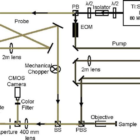 A Schematic Diagram Of Our Tdtr Setup Eom Represents Electrooptical Download Scientific