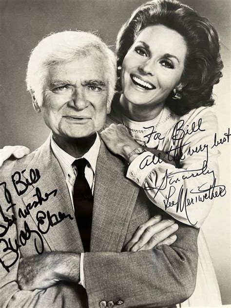Barnaby Jones Buddy Ebsen And Lee Meriwether Signed Photo