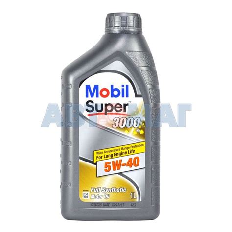 Купить Масло моторное Mobil SUPER 3000 X1 5W40 1л синтетическое в Санкт ...