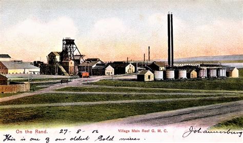 Village Main Reef Gold Mine Johannesburg City Of Johannesburg