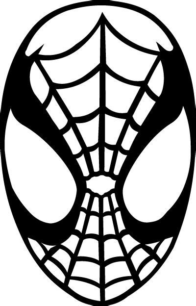 Spiderman Face Stencil Drawing Superheroes Wallpaper Art Spiderman