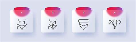 Premium Vector Sex Set Icon Condom Female Hips Menstruation