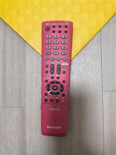 Sharp テレビ リモコン ピンク Ga871wjsc メルカリ