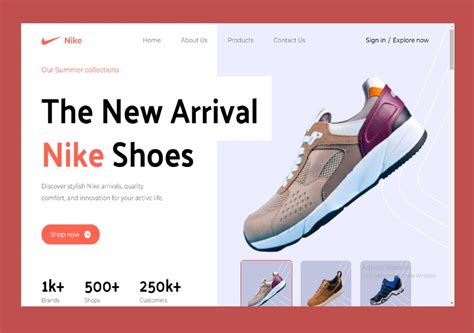 Made Nike Landing Page With Reactjs Siddharth Chauhan Posted On The Topic Linkedin