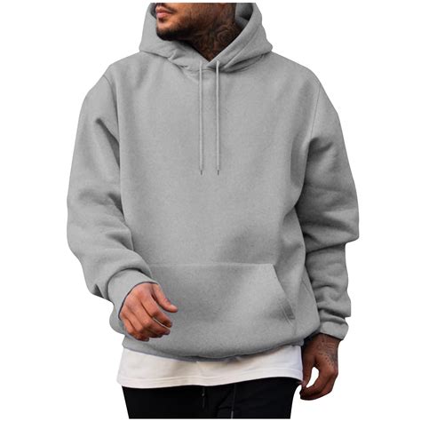 Rciityk Mens Fashion Hoodies Sweatshirts Fall Casual Solid Long Sleeve