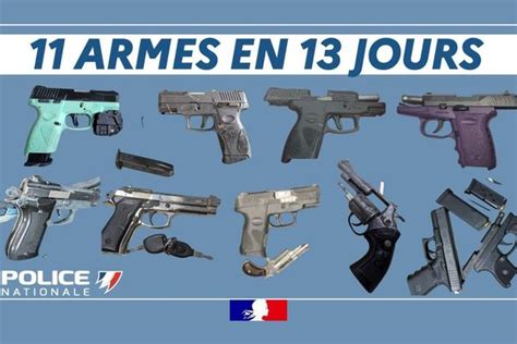 11 Armes à Feu Retirées De La Circulation En 13 Jours Par Les Forces De