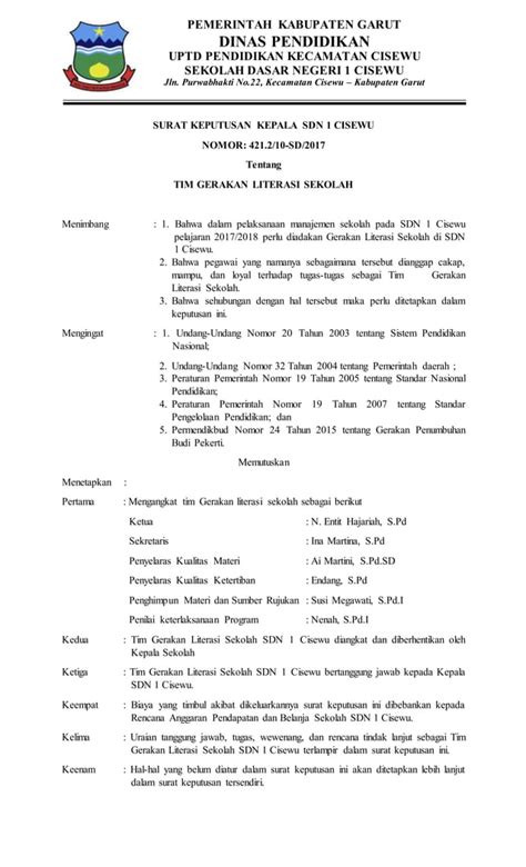 Contoh Literasi Sekolah Id