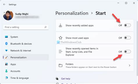 How To Hide Recently Added Apps In Start Menu Of Windows 11