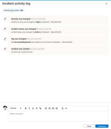 my adventures with sentinel and the openai logic app connector my