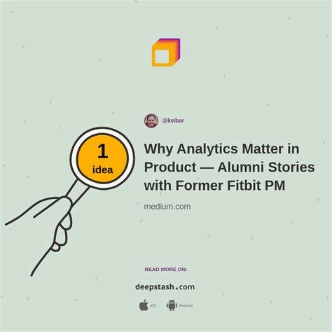 Why Analytics Matter In Product — Alumni Stories With Former Fitbit Pm
