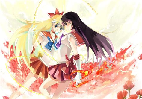 Sailor Venus And Sailor Mars Sailor Moon Art Sailor Moon Character