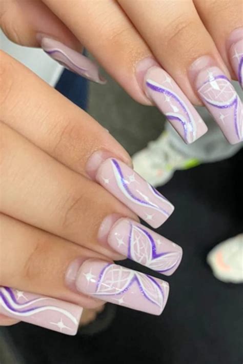 15 Lavender Acrylic Nails You Should Try One In 2025 Scan To Talk