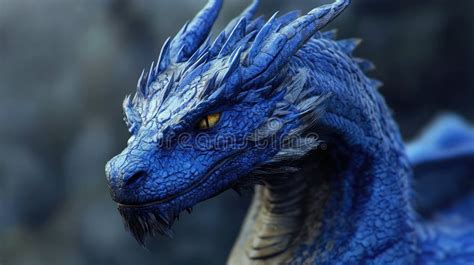 Fantasy Blue Dragon Stock Illustration Illustration Of Breathtaking