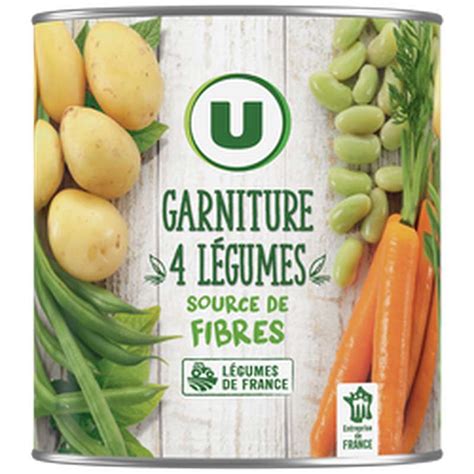Légumes Garniture Recette 4 Légumes U 510 G La Belle Vie Courses En Ligne Livraison à