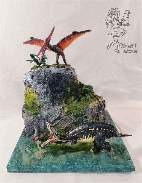 Jurassic Cake Dinosaur Cake Dinosaur Themed Birthday Party