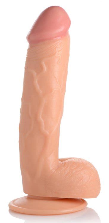 Pop 8 25in Dildo W Balls Light