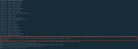 Linux编译失败： Tinyformat Not Enough Conversion Specifiers In Format String · Issue 25752