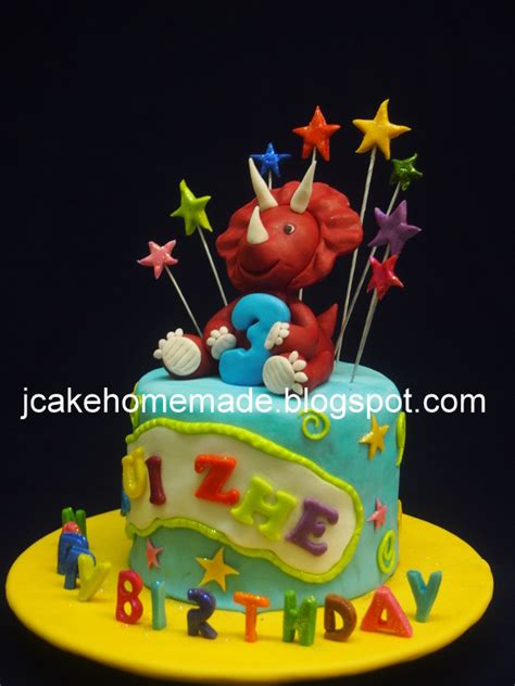 Triceratops Dinosaur Birthday Cake Dinosaur 1st Birthday Cake Topper
