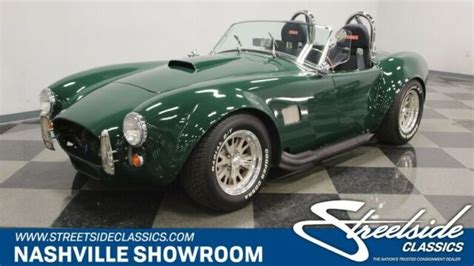 Cobra Replica Documented One Owner Since Built Soft Top For Sale